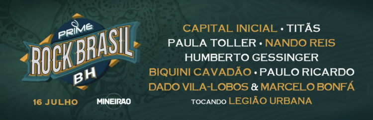 Prime Rock Brasil - BH 2022 16/07 - Agenda BH